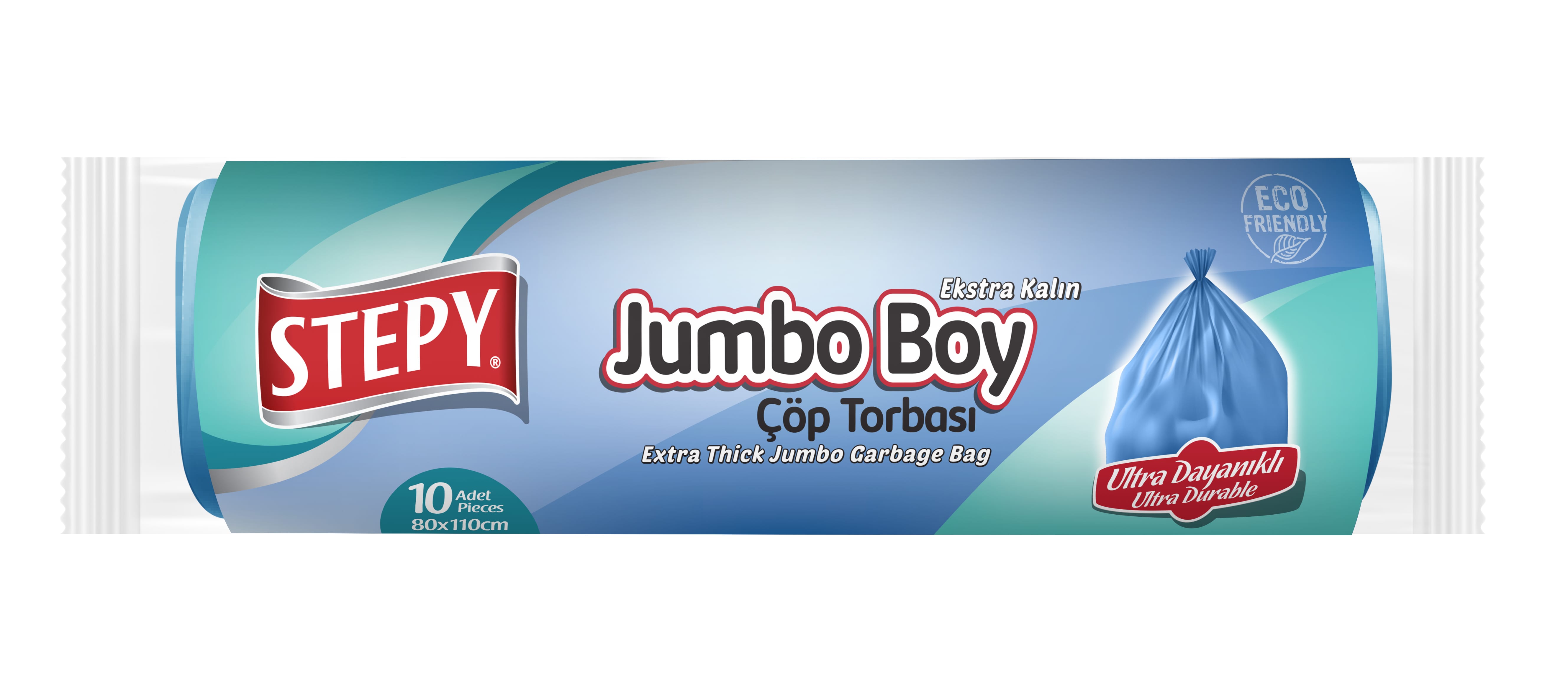 Stepy Premium Çöp Torbası Ekstra Kalın Jumbo Boy 80x110 | OfisMaster