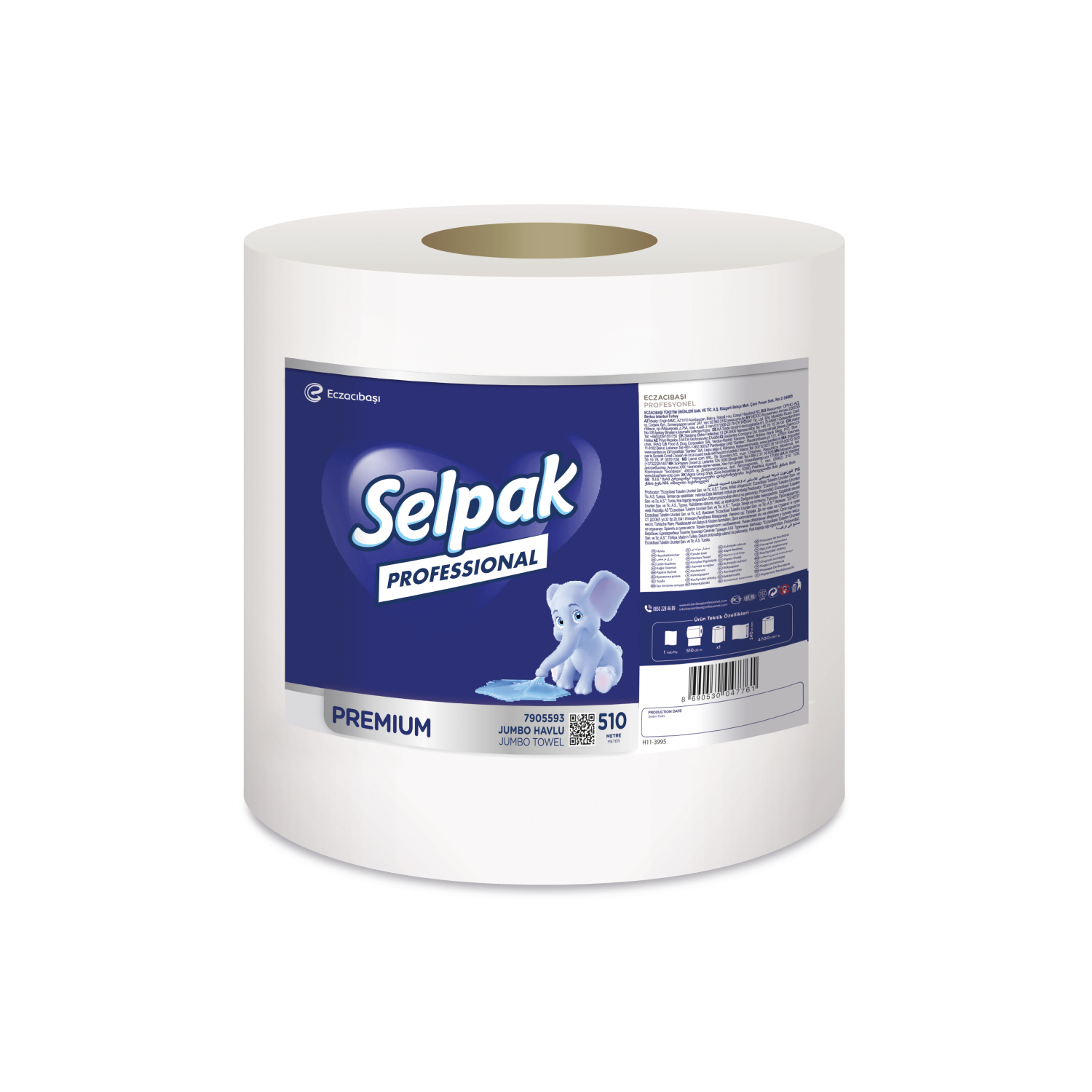 Selpak Professional Premium Jumbo Havlu 510 m | OfisMaster